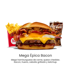Mega Épica Bacon - Mostaza Uruguay